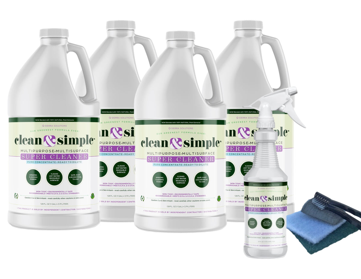 "Discover the Power of clean & simple™ SUPER CLEANER concentrate: Your Ultimate Cleaning ...