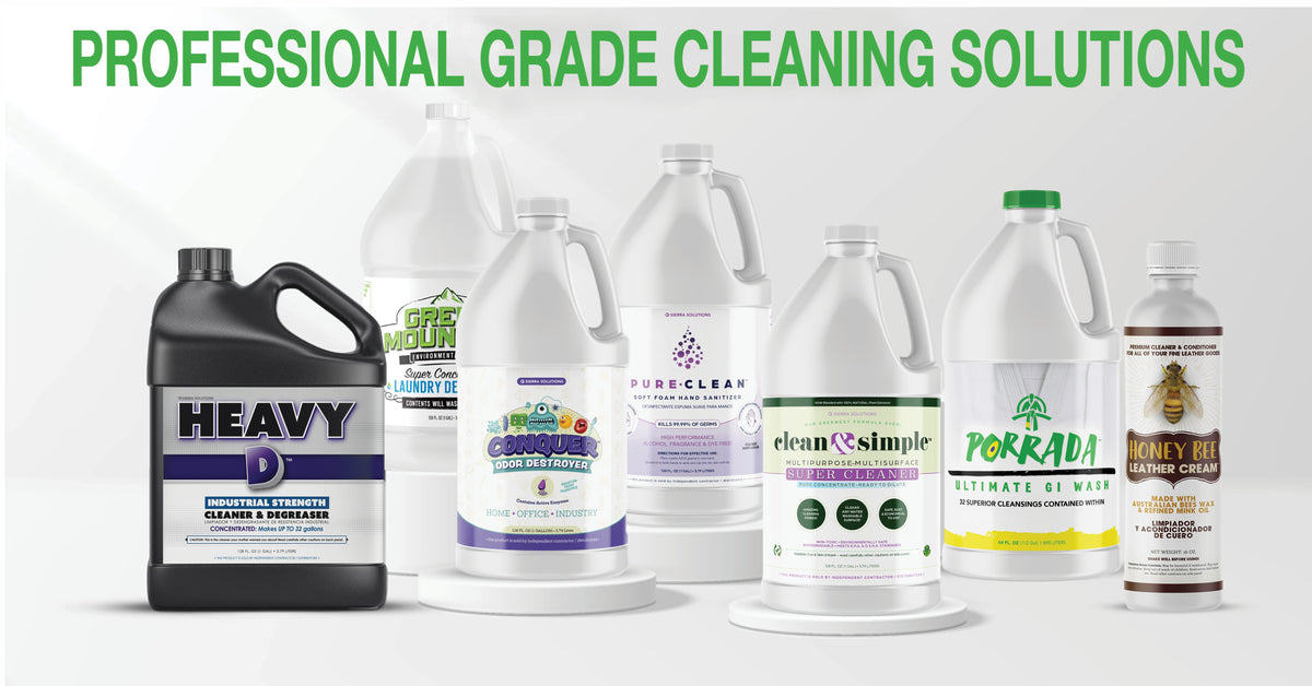 Eco-Friendly Cleaning Products | Commercial Cleaners | Sierra Solution ...