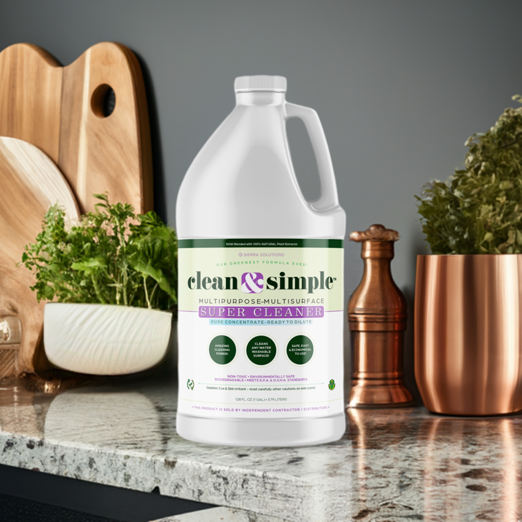 "clean & simple™ SUPER CLEANER | All-Purpose Cleaner Concentrate for ...