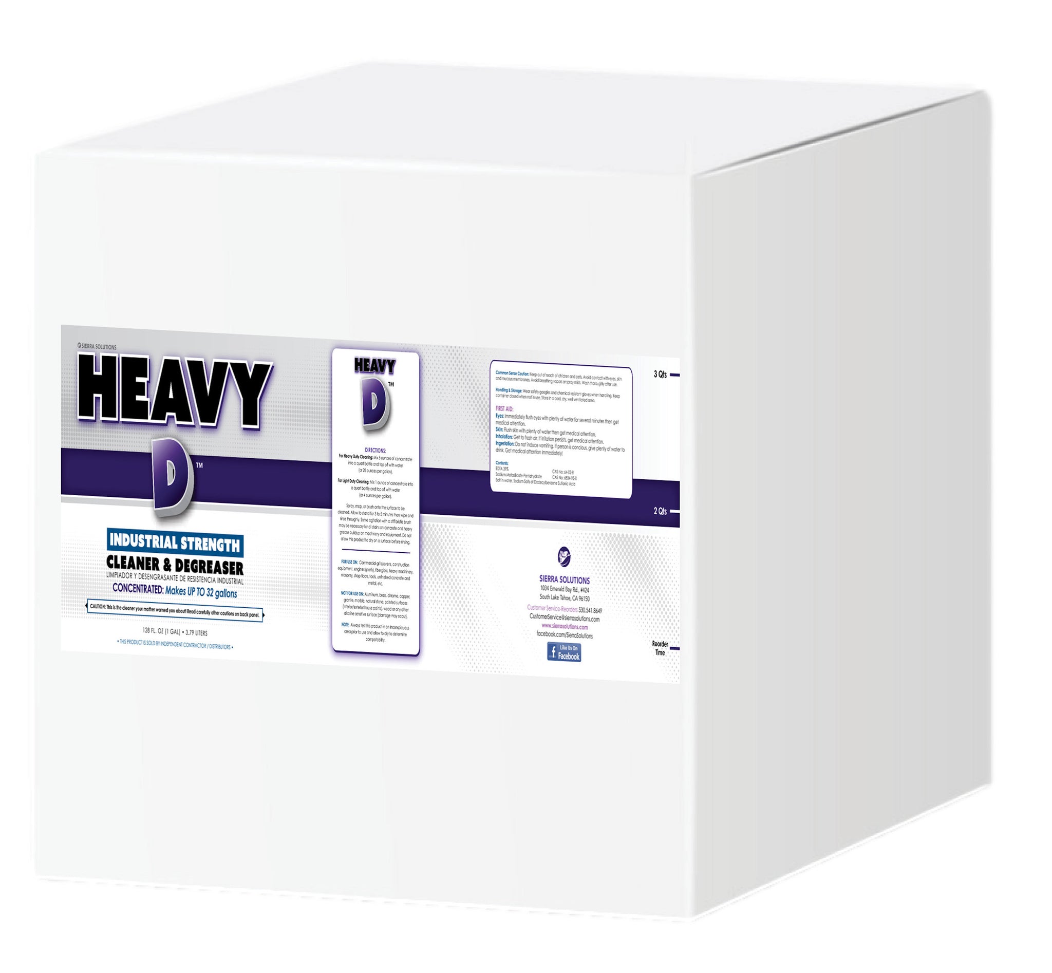 "HEAVY D™ Industrial Strength Cleaner & Degreaser | Concentrated ...