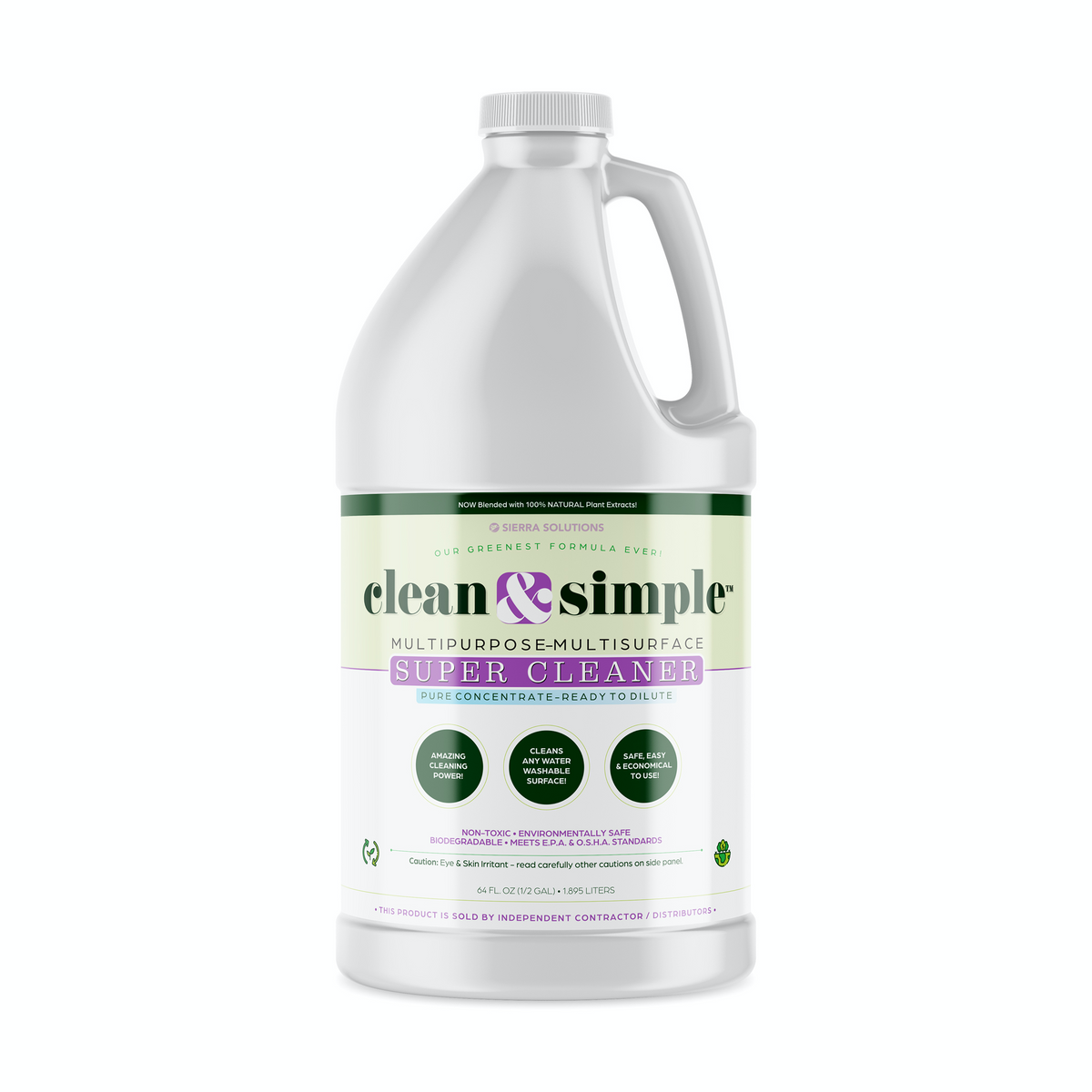 clean & simple™ SUPER CLEANER concentrate – Sierra Solutions